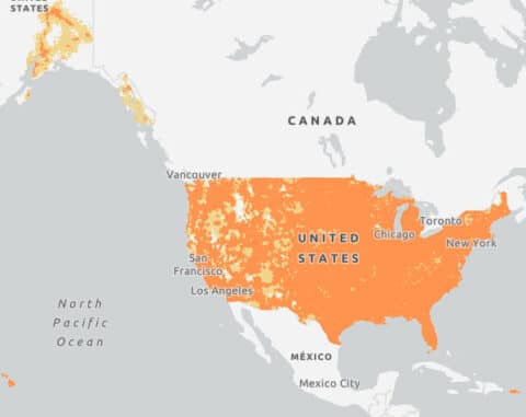 Cellular Network Coverage Maps - LTE, Iridium, Global Star, 4G, 3G, 2G