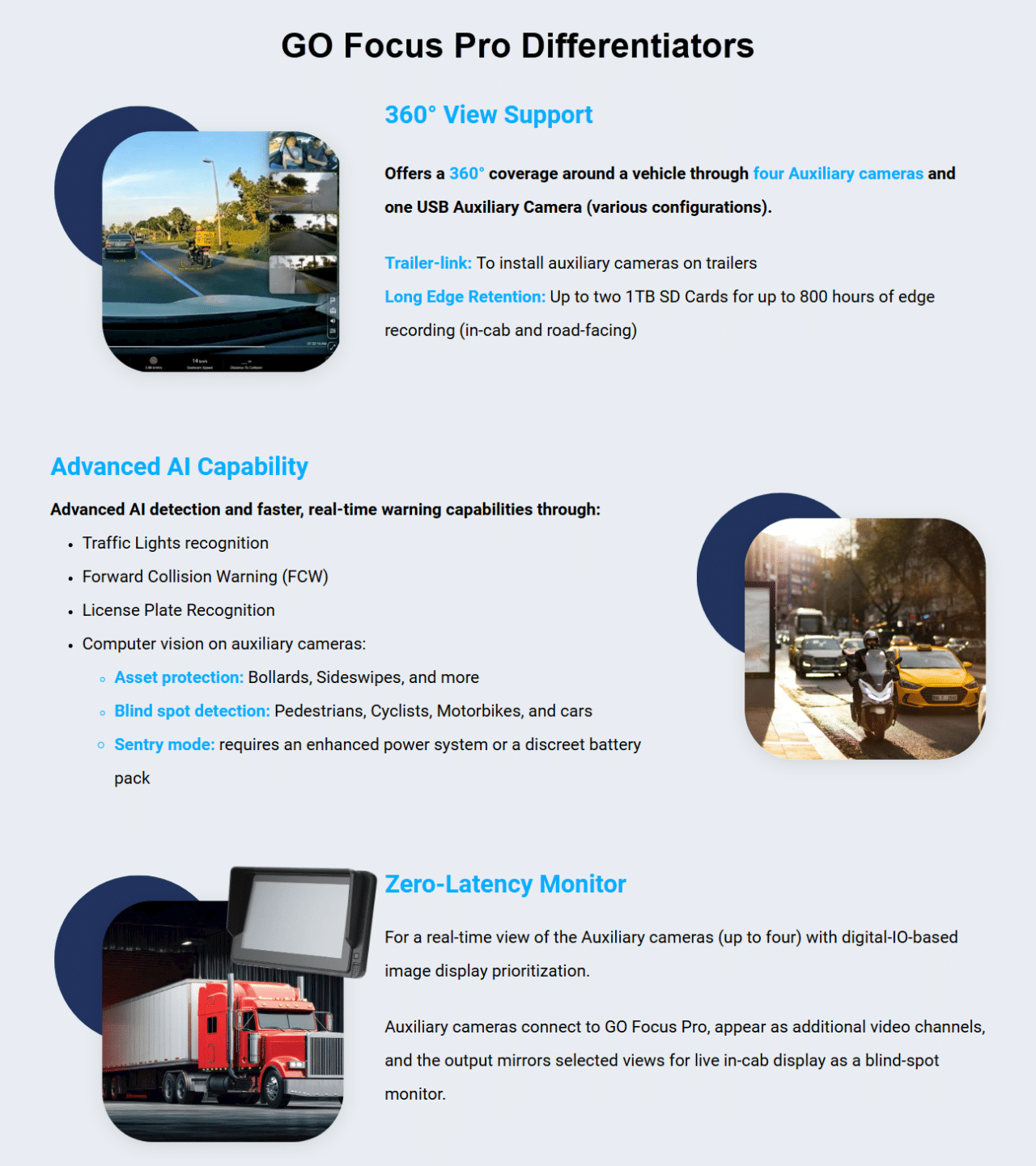 Geotab GO Focus #1 Advanced AI-Vision Safety Sensor